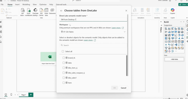 Optimize Data with Direct Lake Semantic Models in Power BI