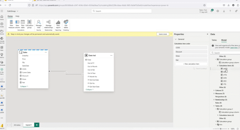 DAX Calculated Columns & Tables in Microsoft Fabric